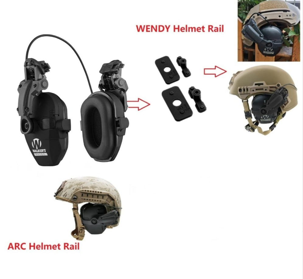 Walker Headset Helmet Mount | Advanced Tactical Hearing Gear