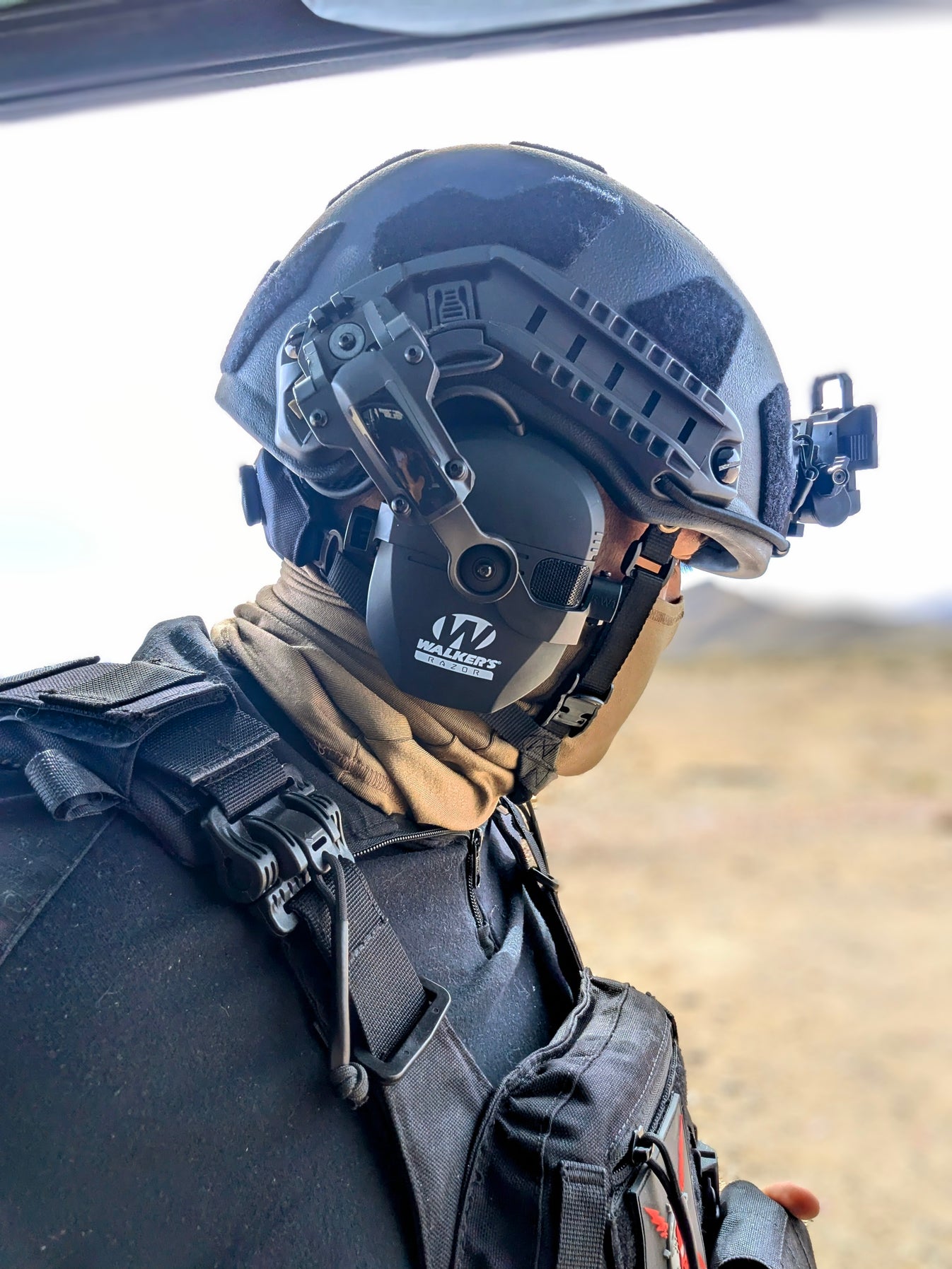 Walker Headset Helmet Mount | Advanced Tactical Hearing Gear