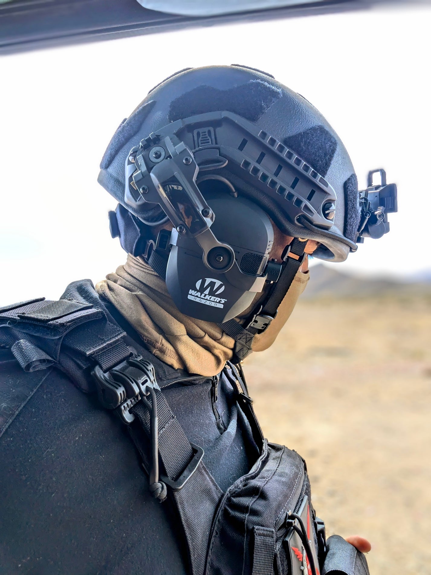 Walker Headset Helmet Mount | Advanced Tactical Hearing Gear